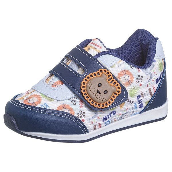 Tenis Baby Infantil Menino Dinossauro Marinho - Café com Leite